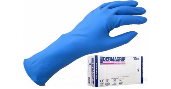 Gloves Dermagrip L size pack